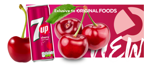 7UP Cherry UK, Bursting with Flavor - OriginalFoods UK