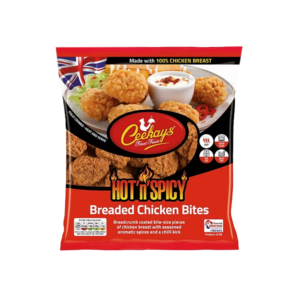 Ceekays Hot 'N' Spicy Bites 500g (HMC) - OriginalFoods UK
